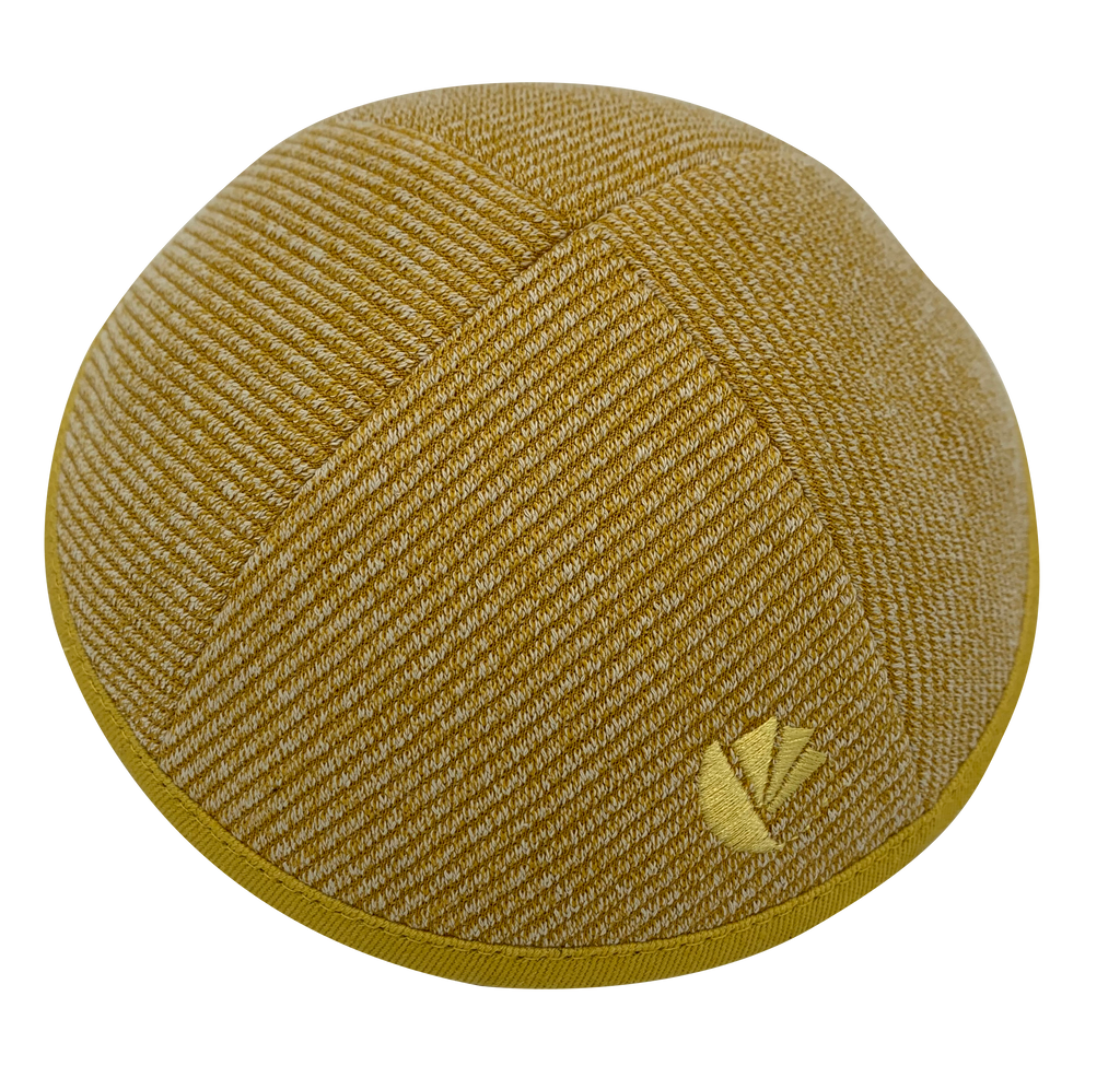 Yellow Woven Thread Kippah | Kippah & Yarmulkes | Klipped Kippahs
