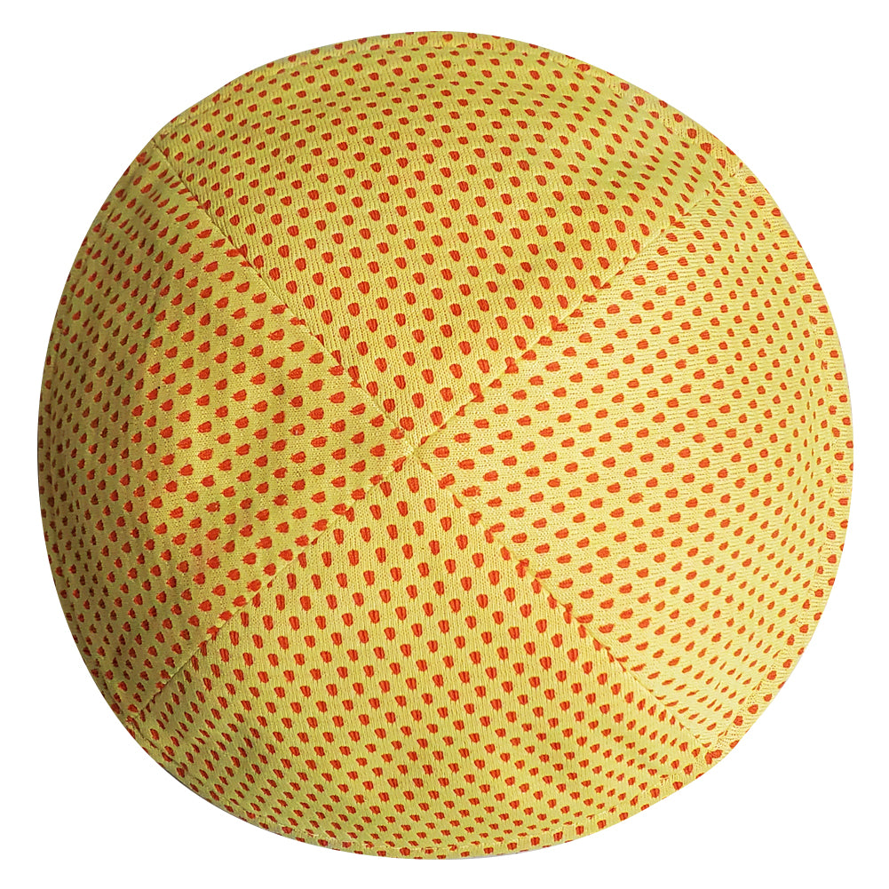 Yellow/Orange 2 Tone Clip Kippah | Kippah & Yarmulkes | Klipped Kippahs